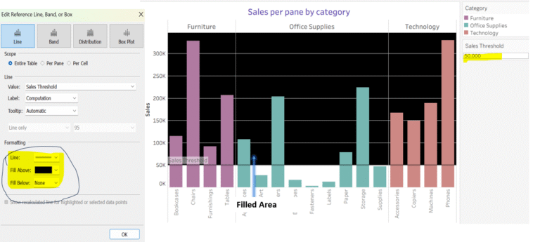 Dynamic Reference Lines in Tableau Using Parameters: - ChiaData