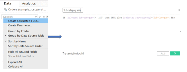 Parameter Based Filtering in Tableau: - ChiaData